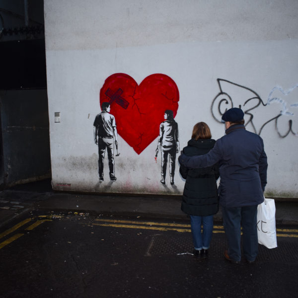 Unity Street Art Canvas by The Rebel Bear